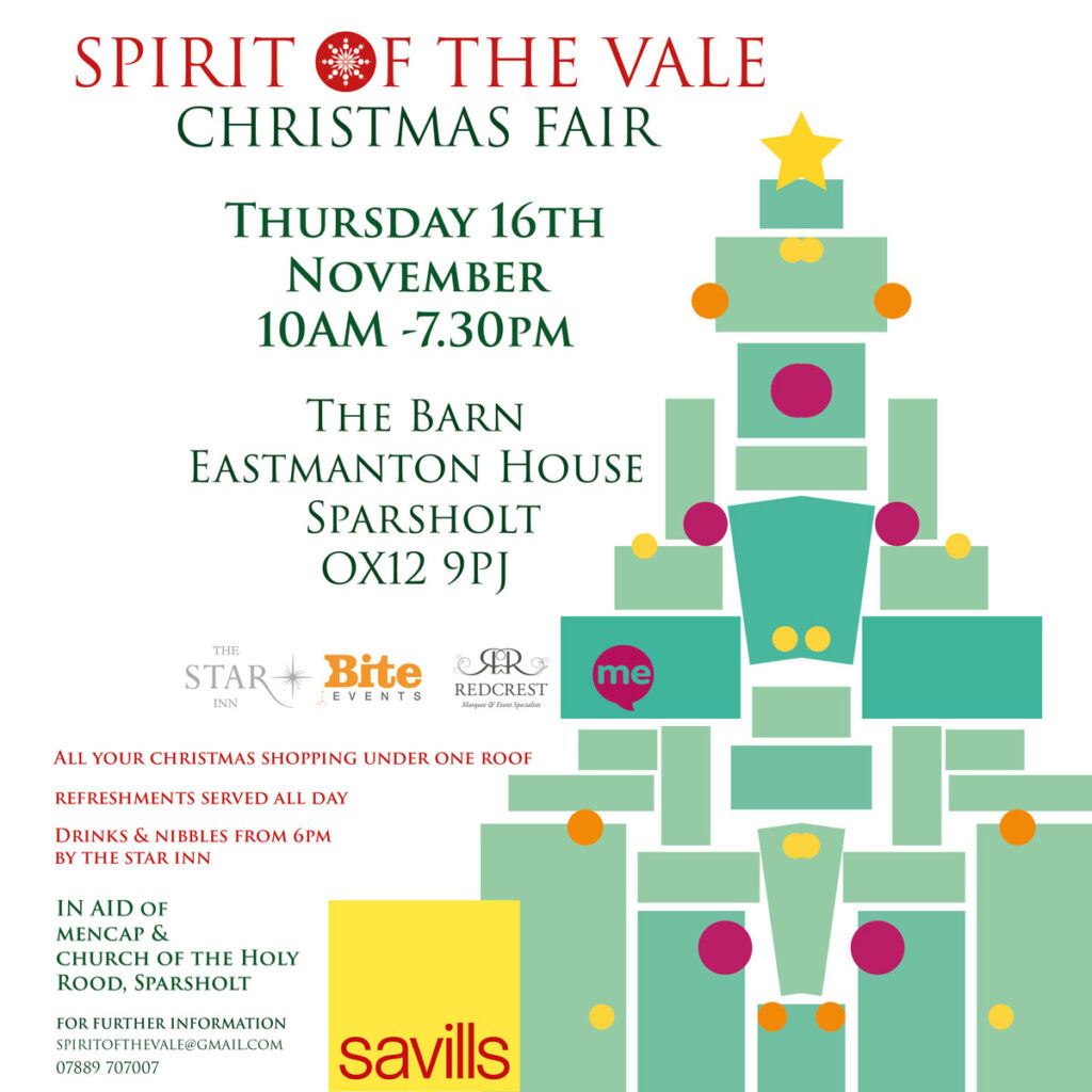 SPIRIT OF THE VALE CHRISTMAS FAIR - West Berkshire Mencap